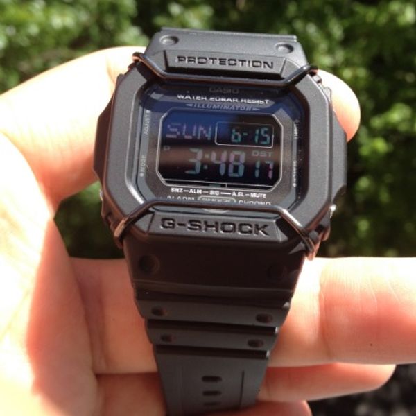 FS: Casio G-shock DW-D5600P-1JF Negative Display Square G-shock ...