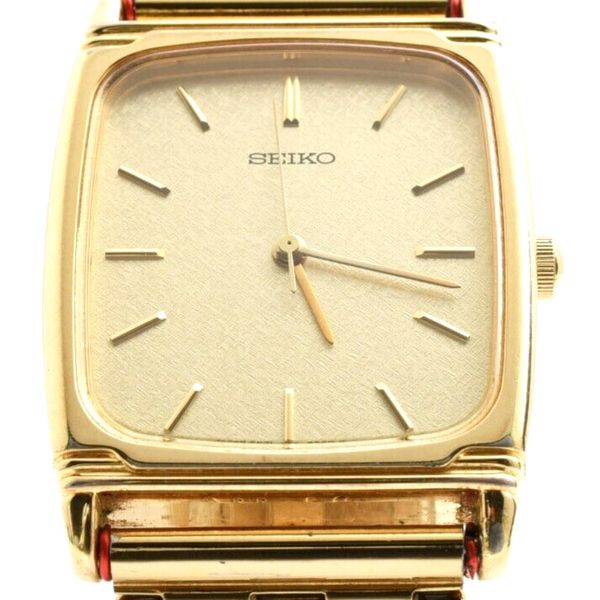 Vintage [Near Mint] SEIKO 5P31-5170 Gold Dial Women Wrist Watch From ...