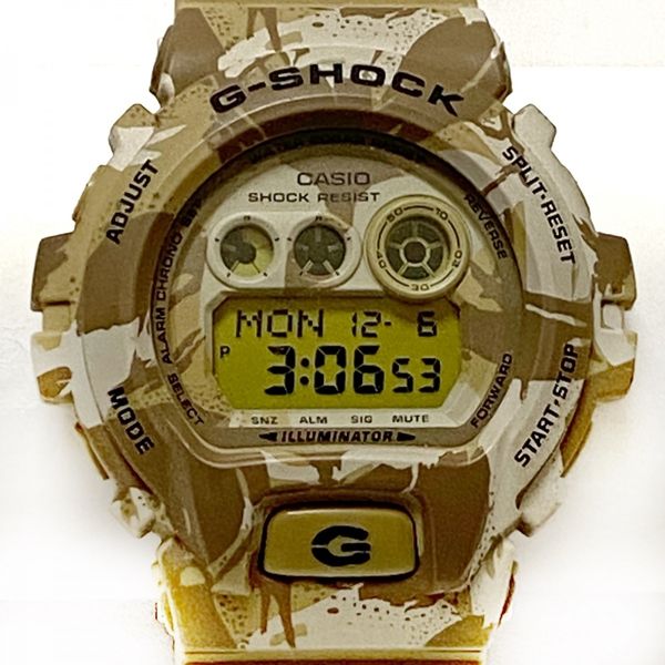 [New] [Used] CASIO G-SHOCK Watch Camouflage Pattern / Chronograph Beige ...