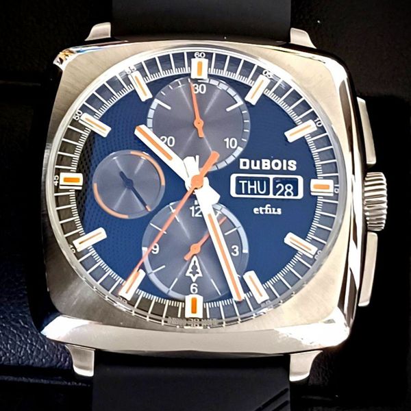 DuBois et Fils 'Limited Edition' Black Dial Chronograph Automatic Watch ...