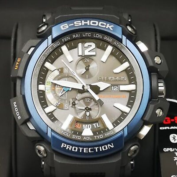 CASIO G-SHOCK GPW-2000-1A2JF Blue Black GRAVITY MASTER Men's Watch New ...