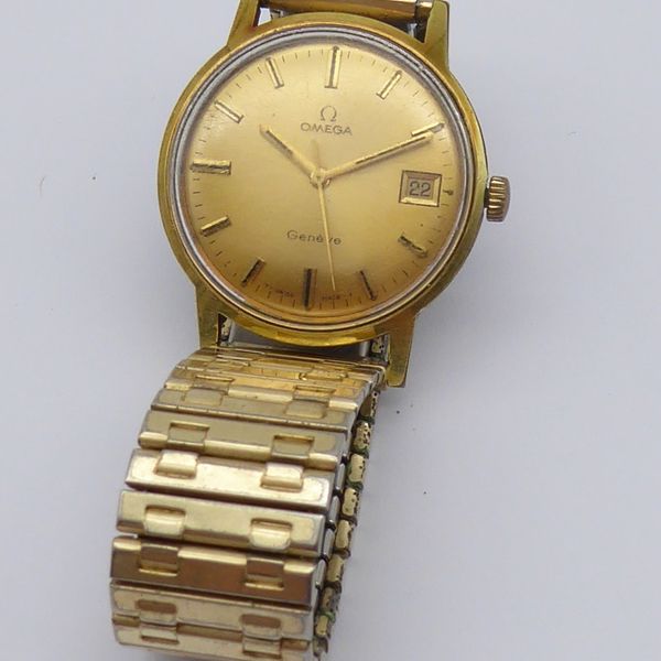 VINTAGE MENS OMEGA GENEVE CAL 613 MANUAL WIND WRISTWATCH | WatchCharts ...
