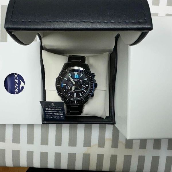 CASIO Watch OCEANUS CACHALOT Bluetooth Diving Log OCW-P2000B-1AJF Men's ...