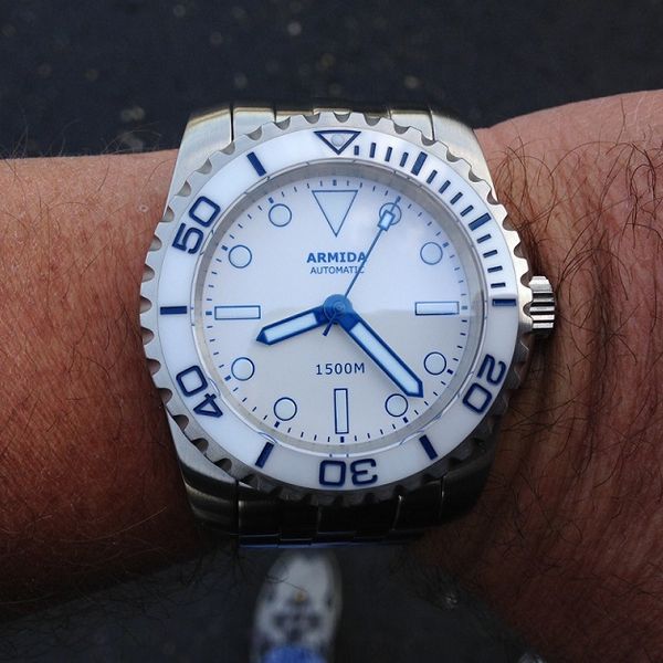 ***SOLD*** FS Armida A3 White dial/bezel | WatchCharts Marketplace