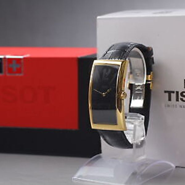 [Box, Paper] Tissot Heritage Banana T117509A Black Quartz Men's Watch ...
