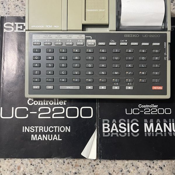 Vtg 80s Seiko UC-2200 Controller with User Manual Computer Calculator ...