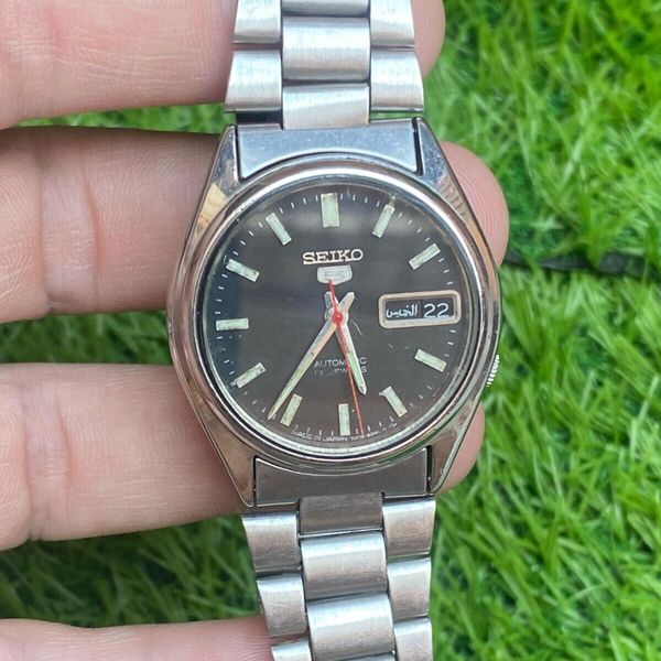 Seiko 5 Japan 7009 Automatic Movement 17 Jewels Men's Wristwatch ...