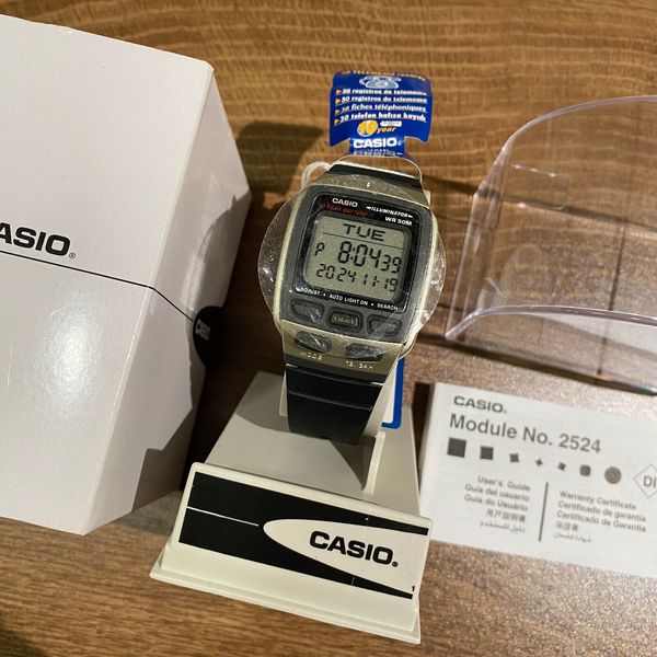 CASIO DB-37H-9A DATE BANK Rare Vintage Digital Watch NOS NIB ...
