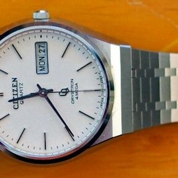 Citizen Crystron 4 MEGA (Cal.7370D) - High-accuracy 4.19MHz Quartz ...