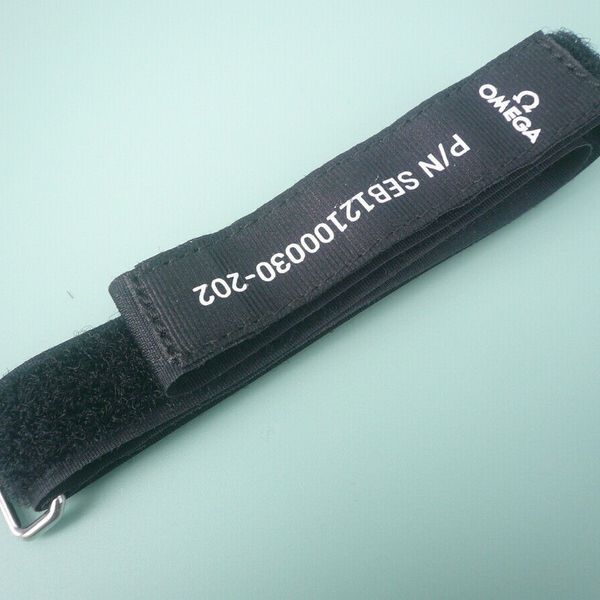 Authentic Omega Speedmaster NASA 20mm Black NATO Strap P/N SEB12100030 ...