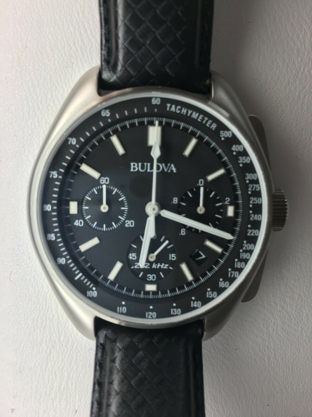 Bulova 96B251 Moon Apollo Lunar Pilot Special Edition Men Watch - Black ...