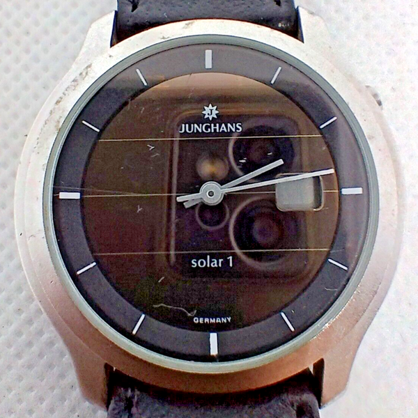 Men's watch Junghans Solar 1 Germany * Need New Battery * | WatchCharts ...