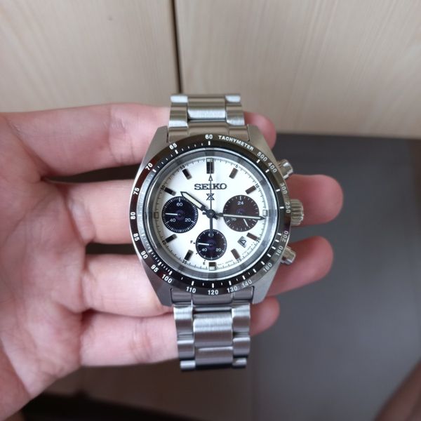 Seiko Prospex Speedtimer Chronograph Watch SSC813 (Seitona Panda Dial ...