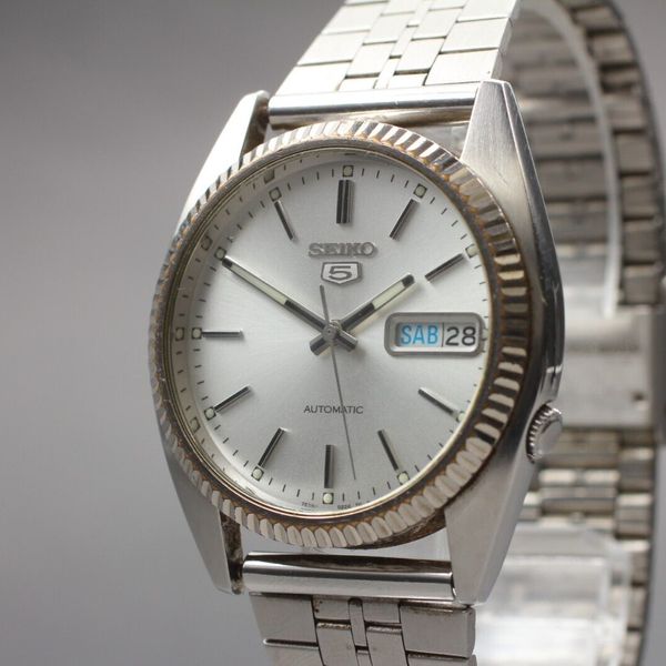 [EXC+5] Seiko 5 Sports SNXJ89 7S26-0500 Silver Dial Men's Watch from ...