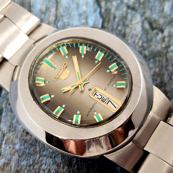 RARE VINTAGE SEIKO 6319-5030 DIAMATIC OVAL DIAL AUTOMATIC GENTS ...