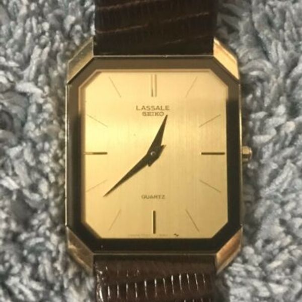 Vintage "Classic Ultra-Thin Seiko Lassale-Men's Watch Very Rare | WatchCharts Marketplace
