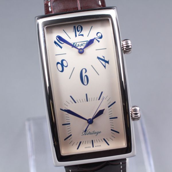 [ Box] TISSOT Heritage Tank Two Timezone Z182/282 Banana Dual Quartz ...