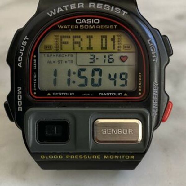 Watch Vintage Casio BP 100 Blood Pressure Monitor | WatchCharts Marketplace
