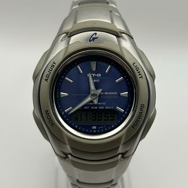 Casio G Shock MTG-520 Analog Digital Mens Watch - Stainless Steel - New ...