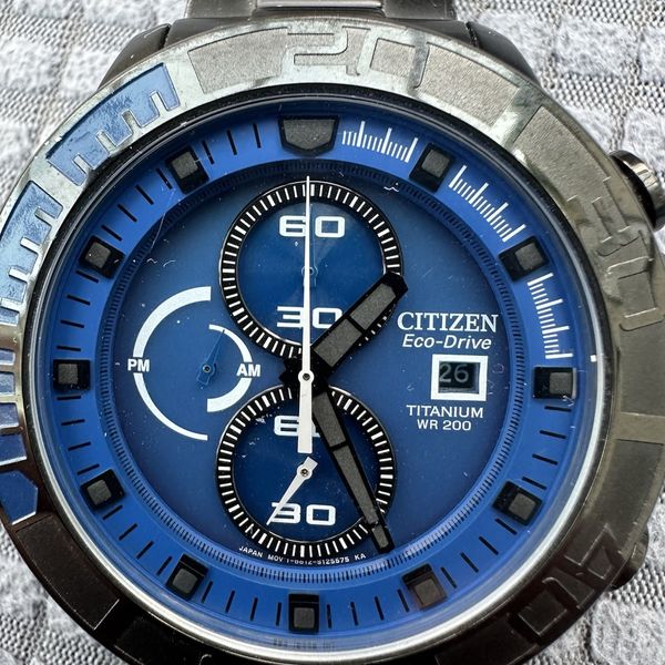 Citizen Eco Drive WR200 B612 Chronograph | WatchCharts Marketplace