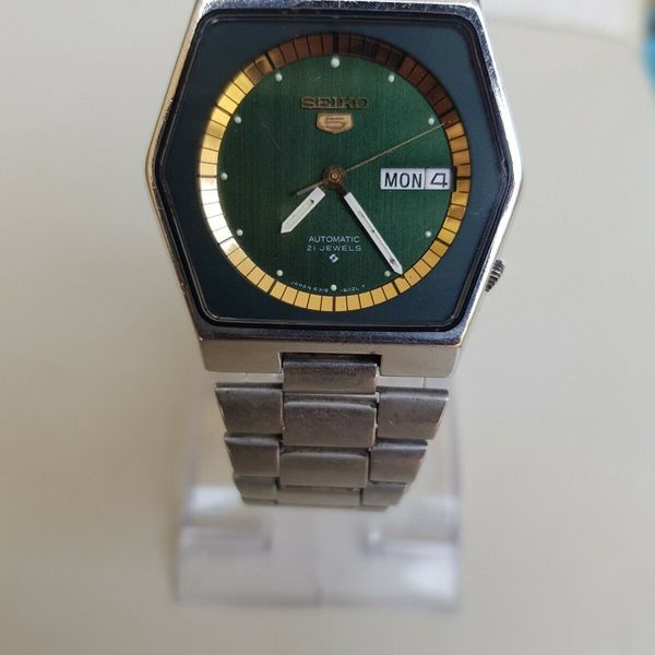 vintage Seiko 5 automatic 6319-602A wristwatch for men's | WatchCharts ...