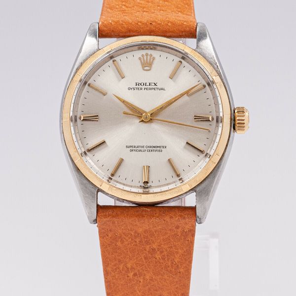 Vintage 1962 Rolex Steel and Gold Oyster Perpetual Ref. 1003 w/ Box ...