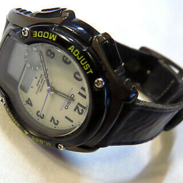 Casio Vintage Illuminator 2330 FT-621 Water Res.10 Bar Watch Leather ...