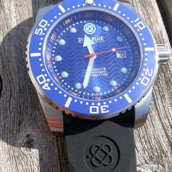 SOLD Deep Blue Juggernaut 3 Quartz | WatchCharts