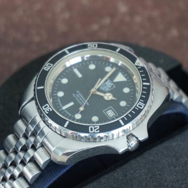 SOLD - Vintage TAG Heuer Diver 844/5 Full Set Mint Condition (must see ...