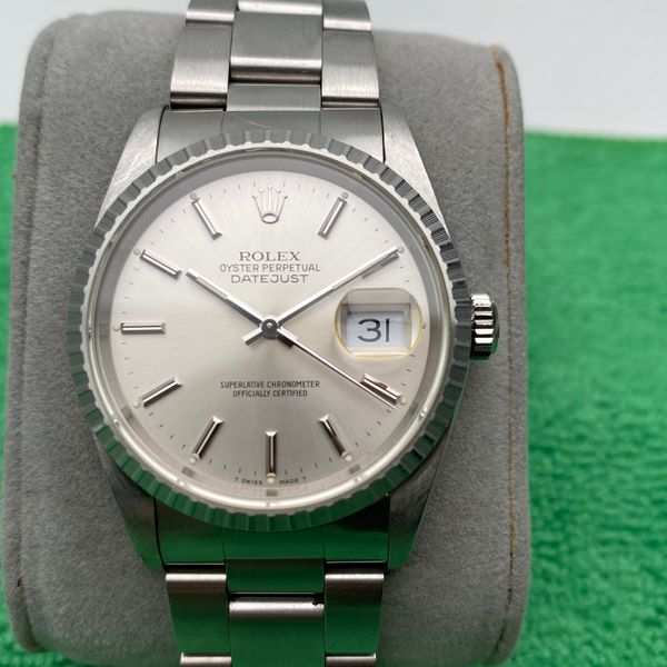 FS: Rolex 16220 DateJust IBM Quarter Century Award Watch Cal. 3135 ...