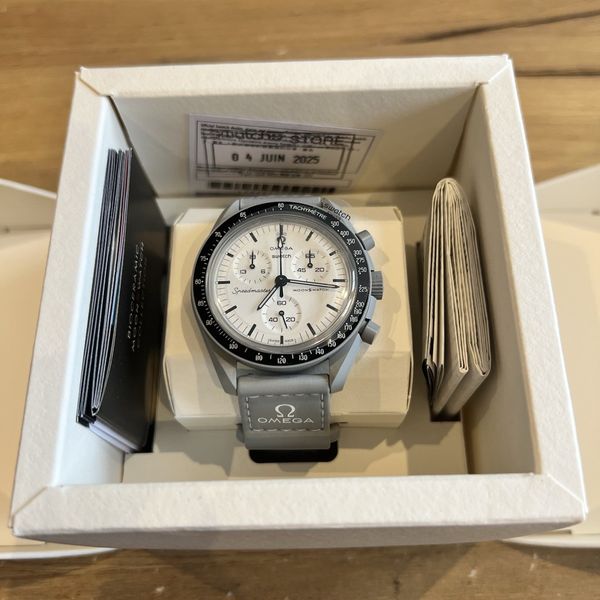 Moonswatch 1965 Omega Swatch - Brand New In Box + Proof Of Purchase ...