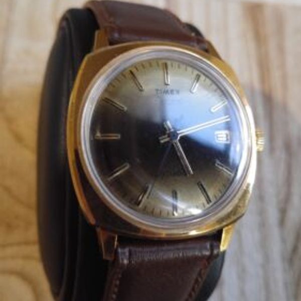 Vintage 1970s Timex Electric Dynabeat Watch (Runs,Keeps Time.) New ...