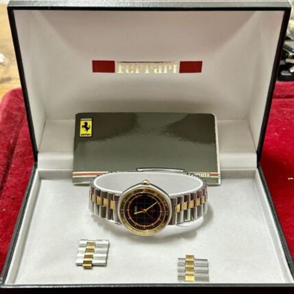 Orologio Ferrari Formula (Enzo Ferrari) by Cartier Anni 80 Vintage Full ...