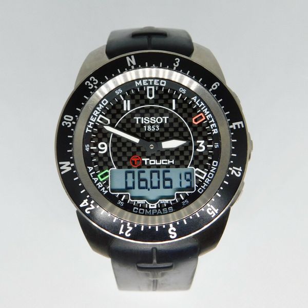 Tissot T-touch Expert Pilot Titanium, T013420A Swiss analog digital ...