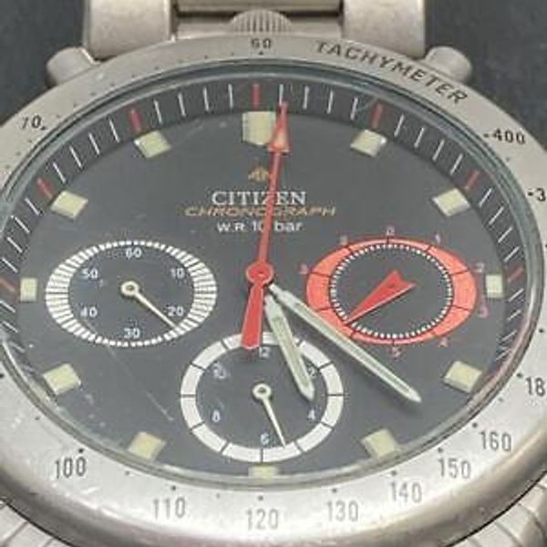 Citizen Promaster Bullhead Chronograph Quartz Watch 0570-C50316 Vintage ...