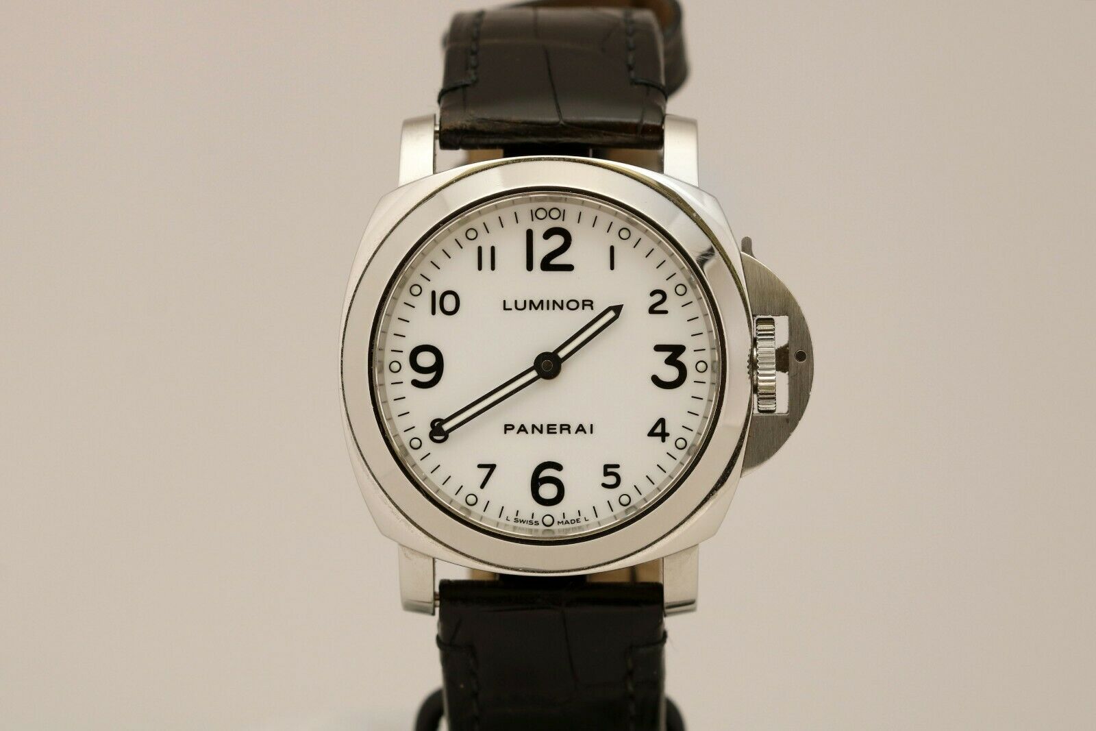 Panerai Luminor Base Historic PAM 114 White Dial Watch H Series ...