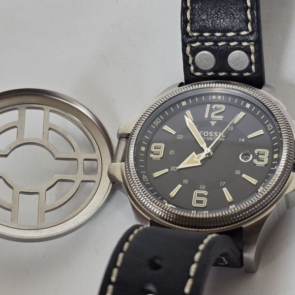 Fossil Paratrooper Quartz Men's Watch Black Dial 45mm | WatchCharts ...