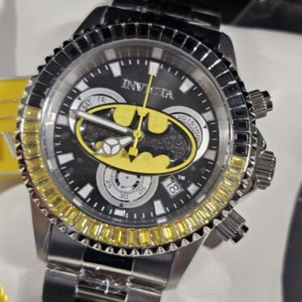 Invicta - DC Comics #275 BATMAN Limited Edition Crystals Swiss Z60 mens ...