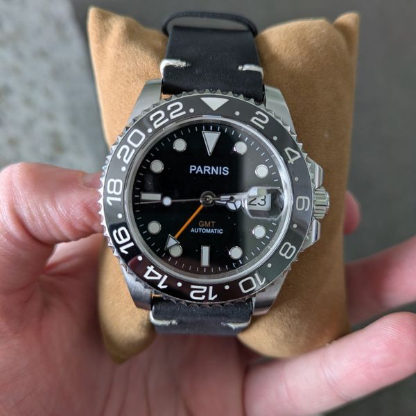 Parnis GMT Automatic Mens Watch | WatchCharts Marketplace