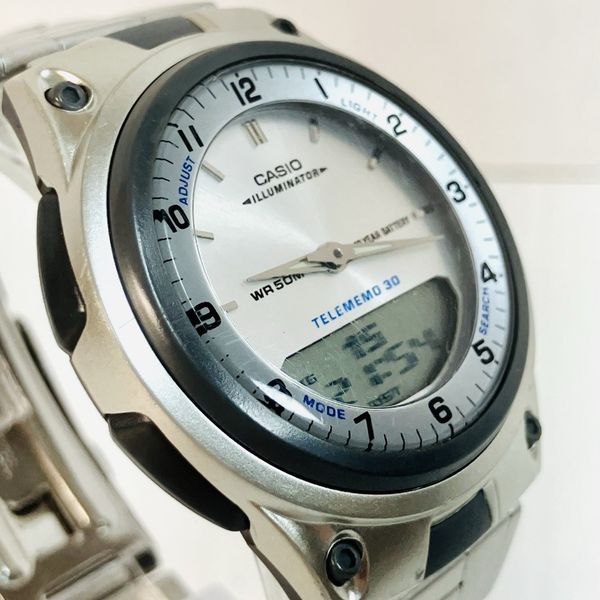 CASIO Telememo 30 World Time AW-80 Menâ s Wristwatch | WatchCharts ...