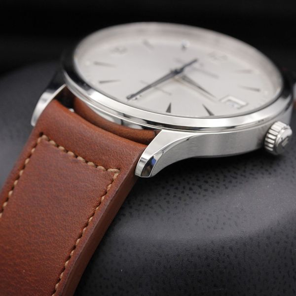 FSOT: Jaeger Lecoultre Master Control Date - Q4018420 - Silver - Steel ...