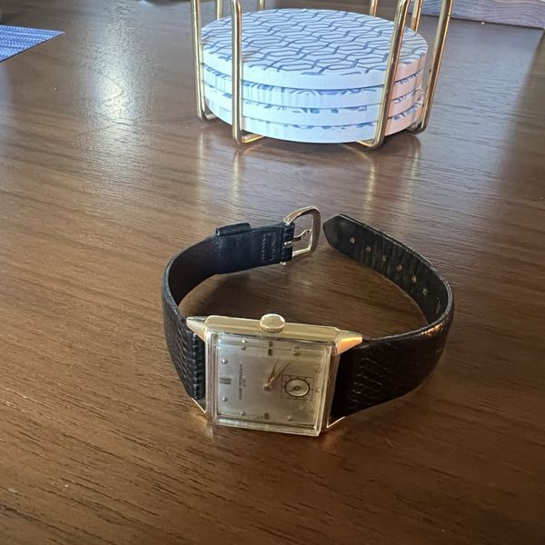 10k Gold Filled Girard Perregaux Tank Watch | WatchCharts Marketplace