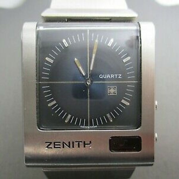1976 Zenith 'Future Time Command' Analog-digital LED Hybrid Watch ...