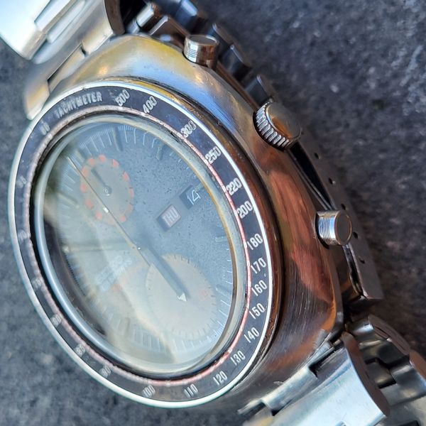 SEIKO 6138-0011 JDM UFO Chronograph 4/1973 Patina Virate Dial ...