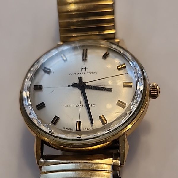 VINTAGE HAMILTON AUTOMATIC 10K RGP MEN'S WATCH RUNNING NO RESERVE ...