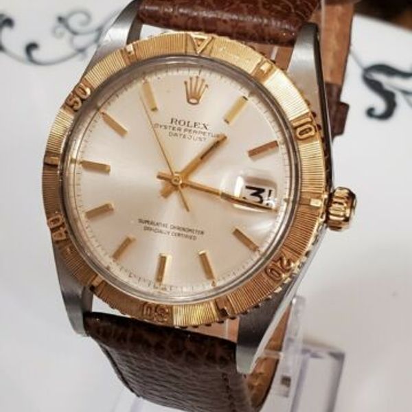 Beautiful 1969 Rolex 1625 Datejust Thunderbird Wristwatch FULL KIT ...