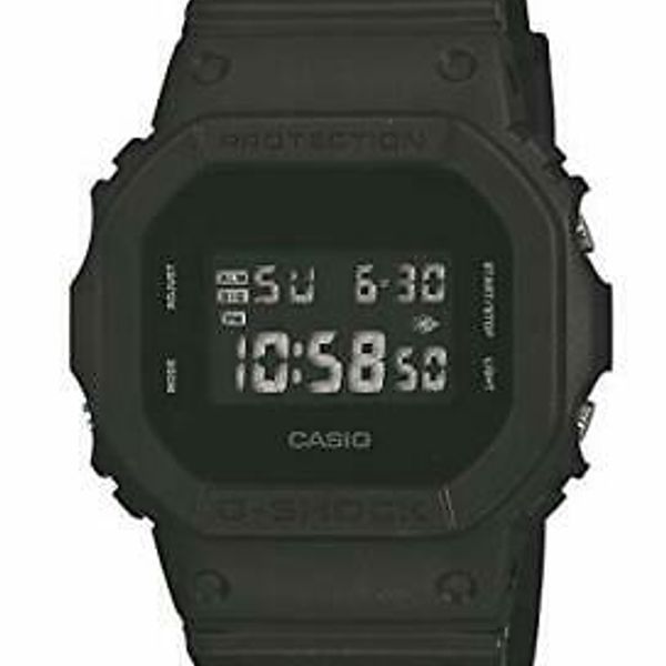 Casio Men's G-Shock Digital Resin Strap Watch Black DW-5600BB-1ER ...