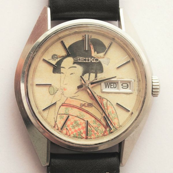 Serviced 1970`s Vintage King Seiko KS 5626-7111 Utamaro Ukiyo-e Dial Automatic | WatchCharts ...