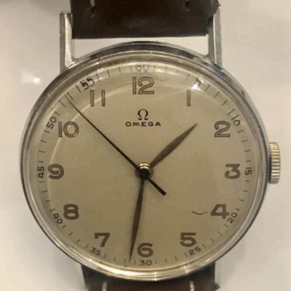 1944 OMEGA 30T2SC Stainless Steel Ref. 2345/2 Mechanical 33mm Men's ...