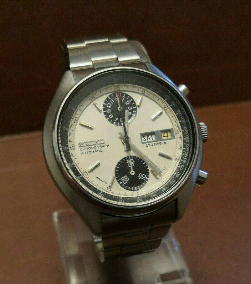 Vintage Seiko – Baby Panda 6138-8000 - automatic chronograph watch ...